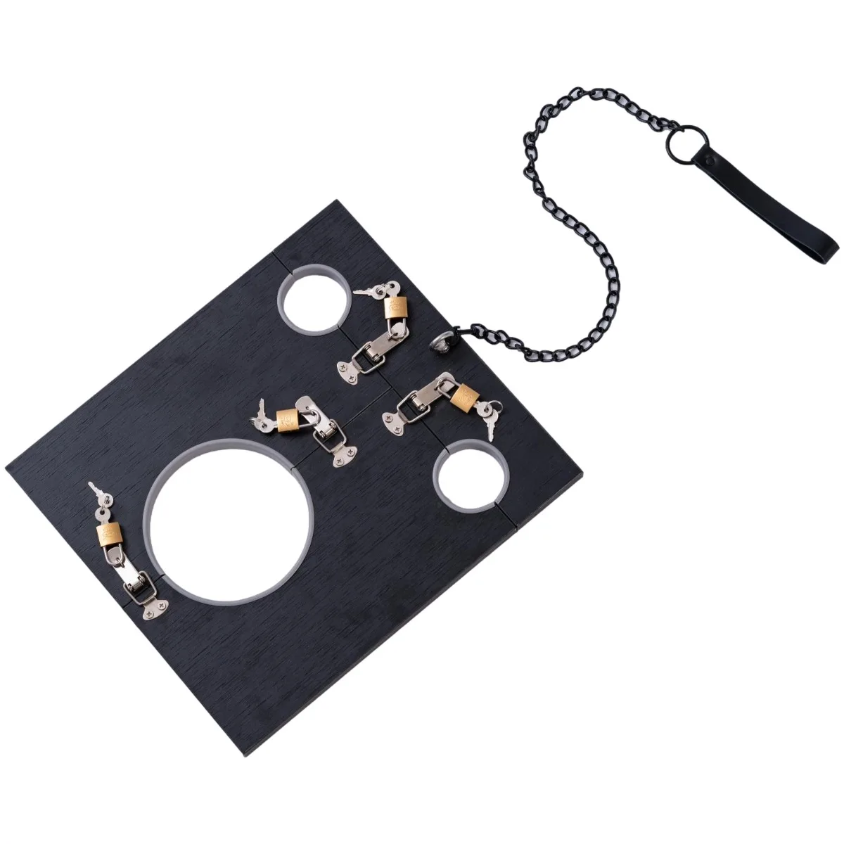 SM Sexy Restraint Props - Wooden Shackles for Bondage