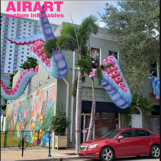 Inflatable Sea Animals Octopus Inflatable Octopus Tentacles Octopus Fat ...