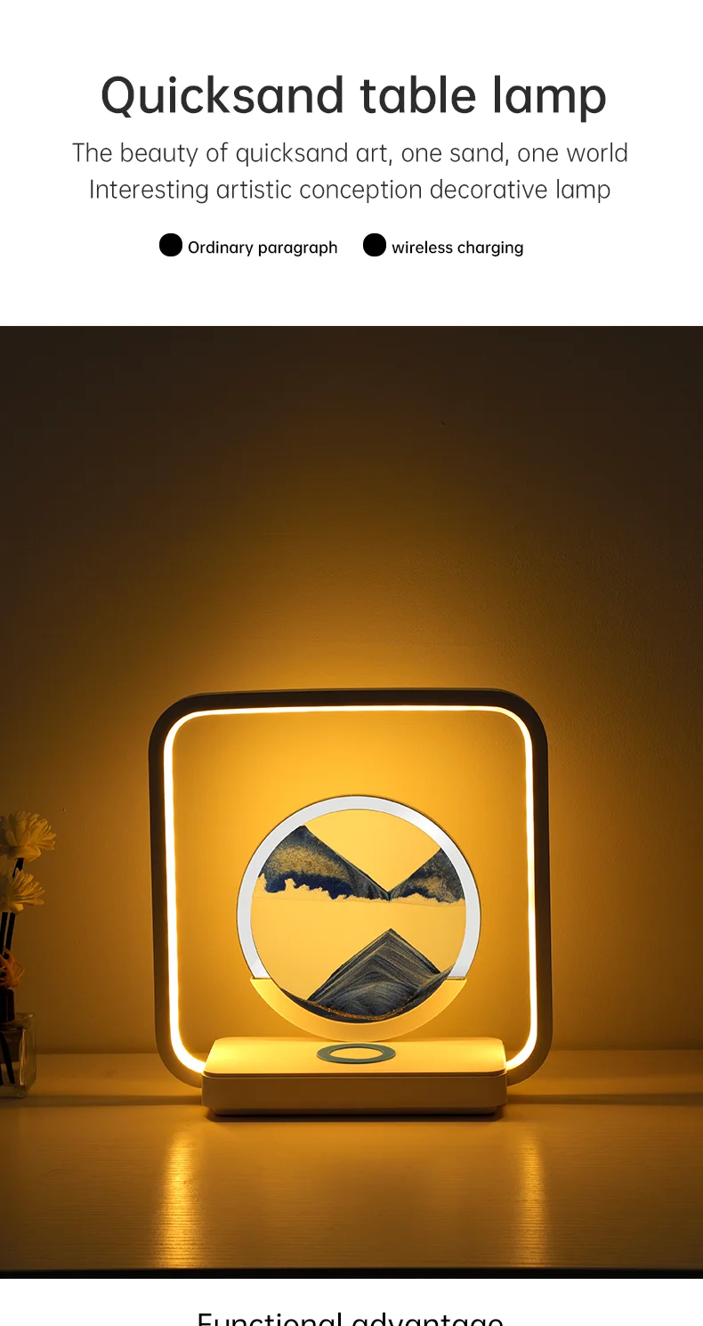 IMYCOO 3D Decoration Night Light - Customizable Art Quicksand Painting ...