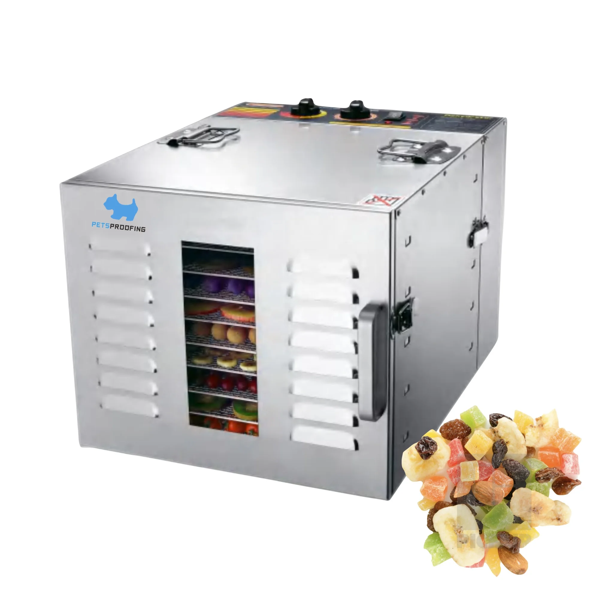 New 10-tray Commercial Food Dehydrator 220v Industrial Machine For Home ...