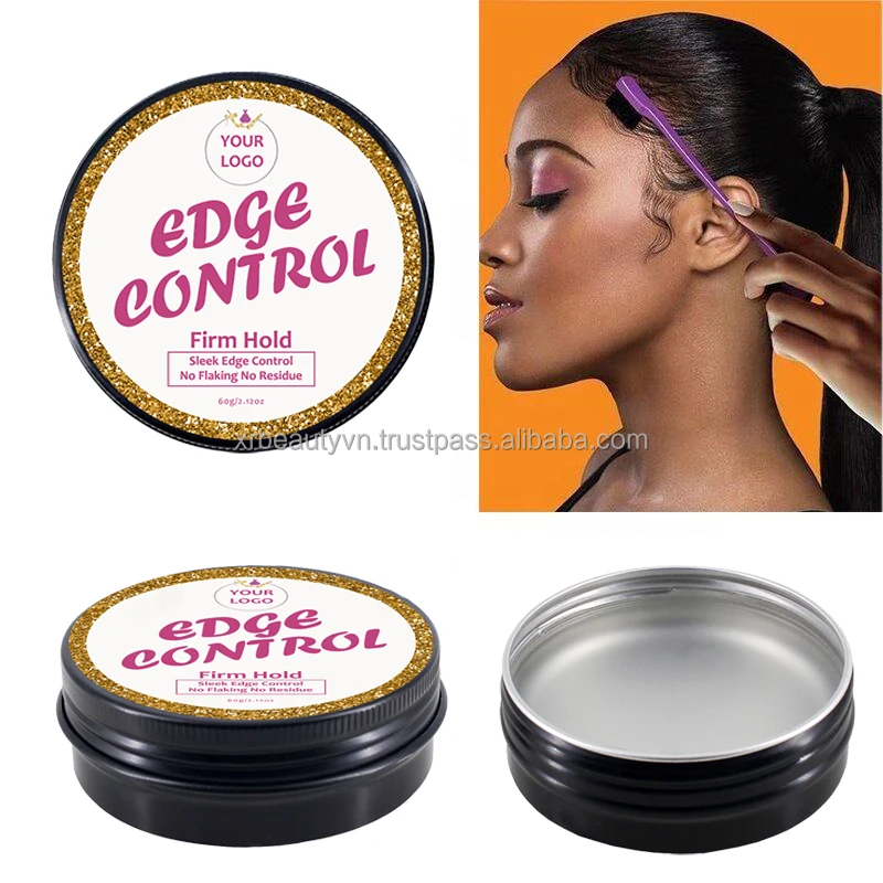 Edge Control Custom Label with MOQ Top Selling Strong Hair Wax for Hair ...