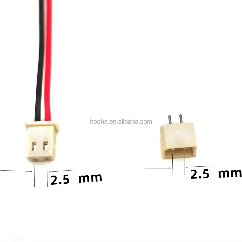 Custom Molex 5264 2-Pin Connector Set Male Plug 50375023, Female Header, 150mm Wire Assembly ...