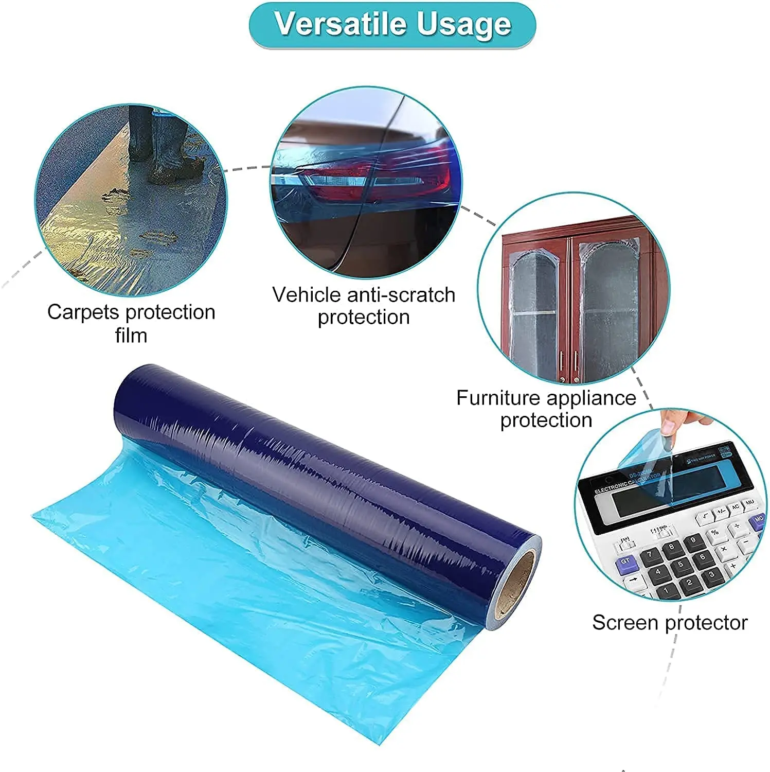 Clear Transparent Temporary Anti Scrtach Surface Protection Film For ...