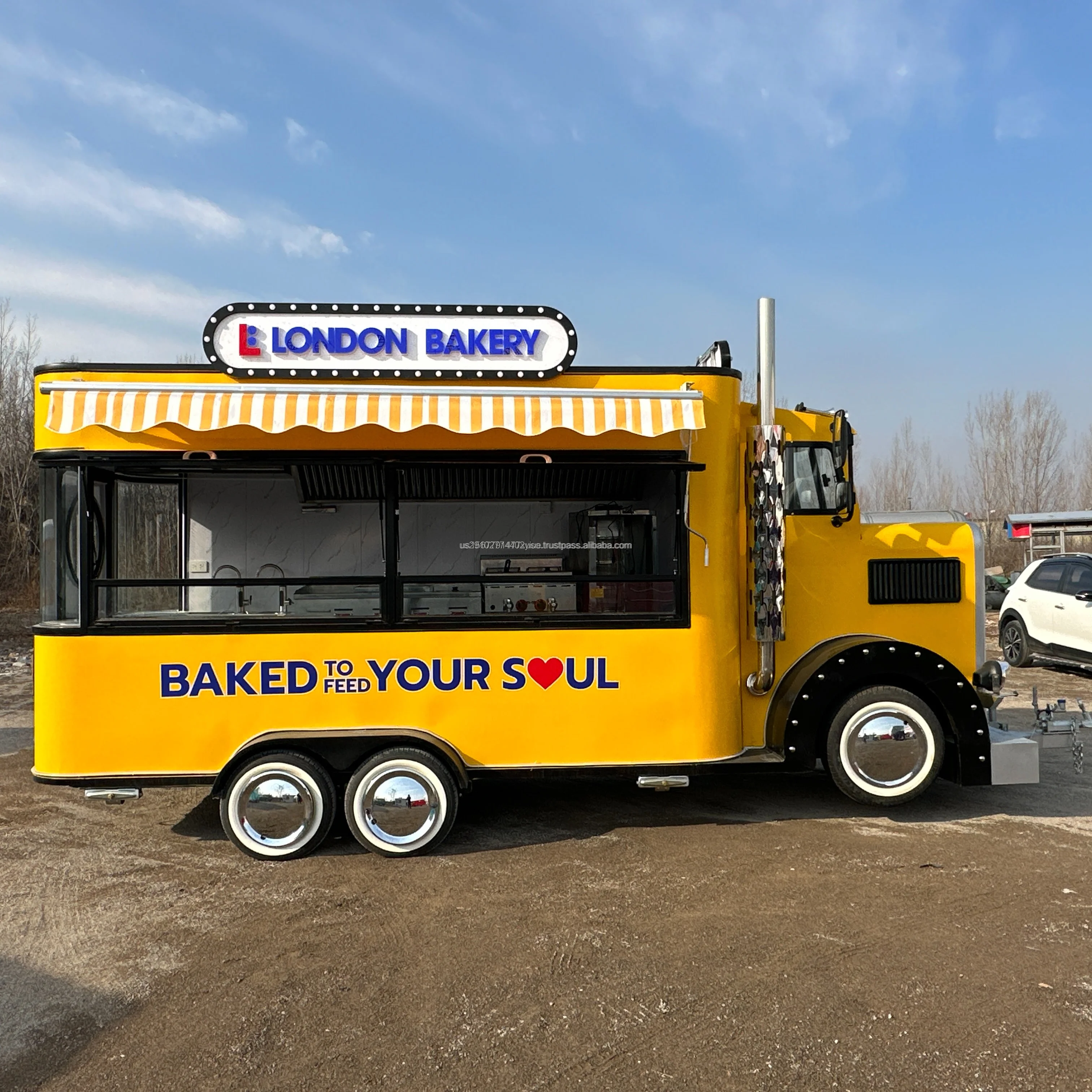 Drivable Food Truck - Outdoor Kitchen & Restaurant Car