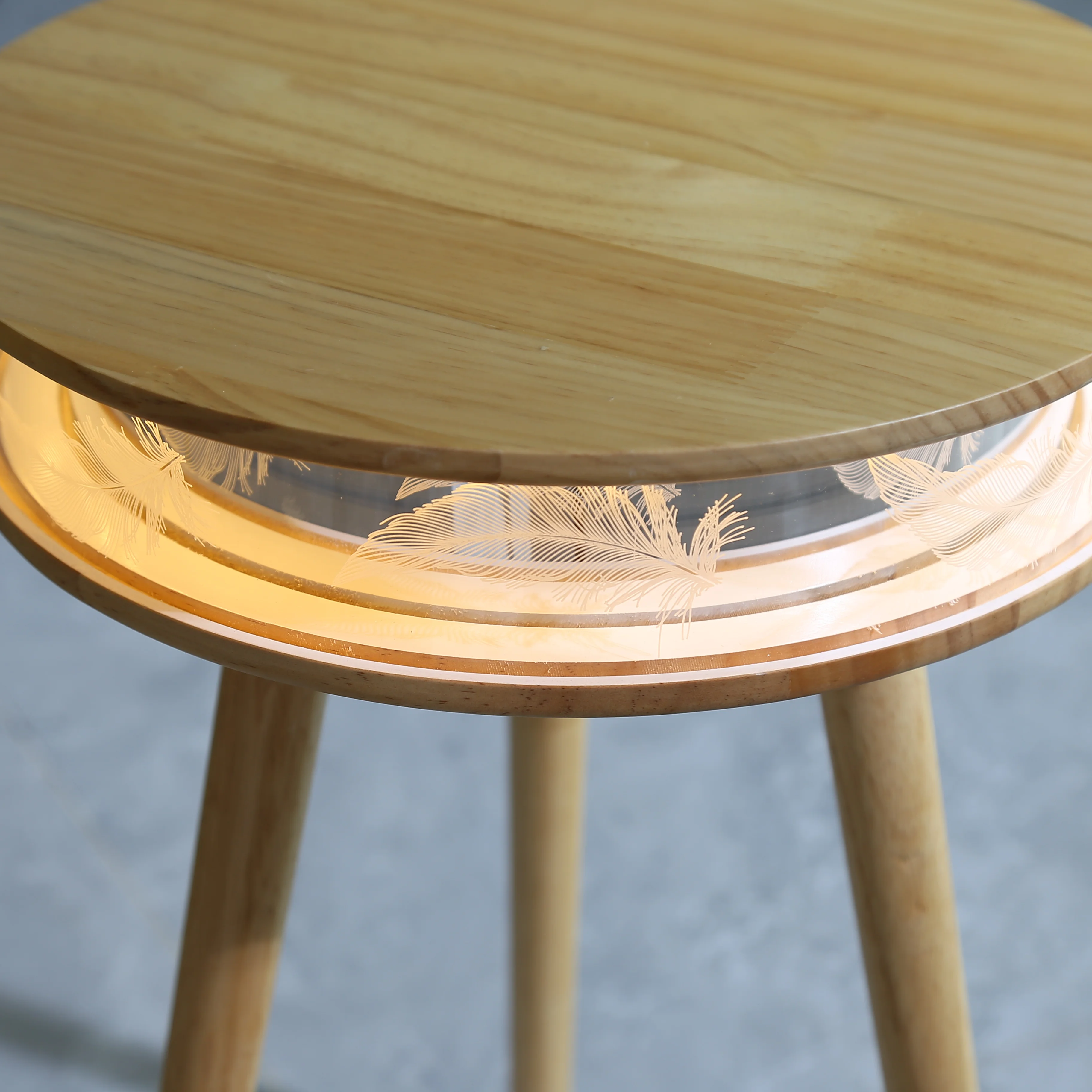 Touch Sensor Table Technology Powered Illuminated Dining Table Tempered ...