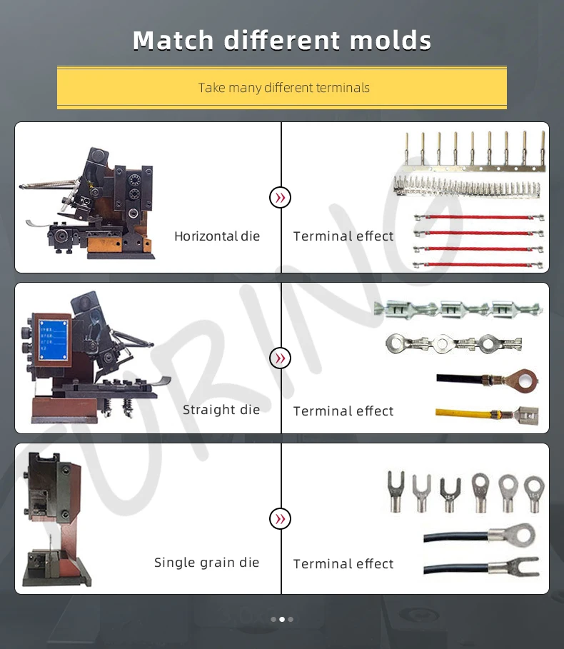OTP Terminals for Wires Crimper Straight Horizontal Mold Crimping ...