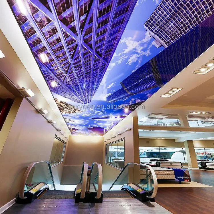 Kids Room Decorative PVC Stretch Ceiling Film Plafond Tendu Film 3D UV ...