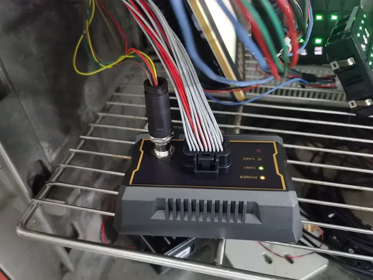 Vehicle Control Unit Hmi Display Controller Button Panel Sensor Control System For Crane Loader ...