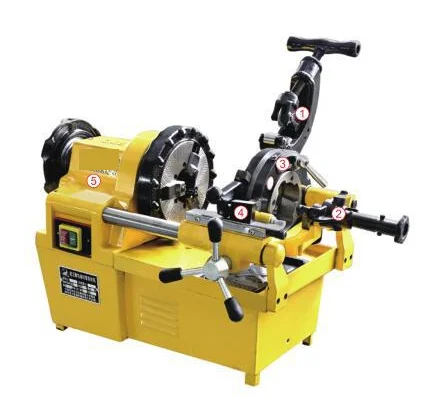 Half Automatic Metal Pipe Threading Machine 50hz 220v 1/2-4'' Size ...
