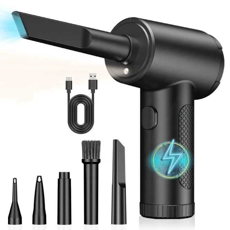 C4915C Electric Air Duster 51000RPM 6000Mah Cordless Compressed Dust ...