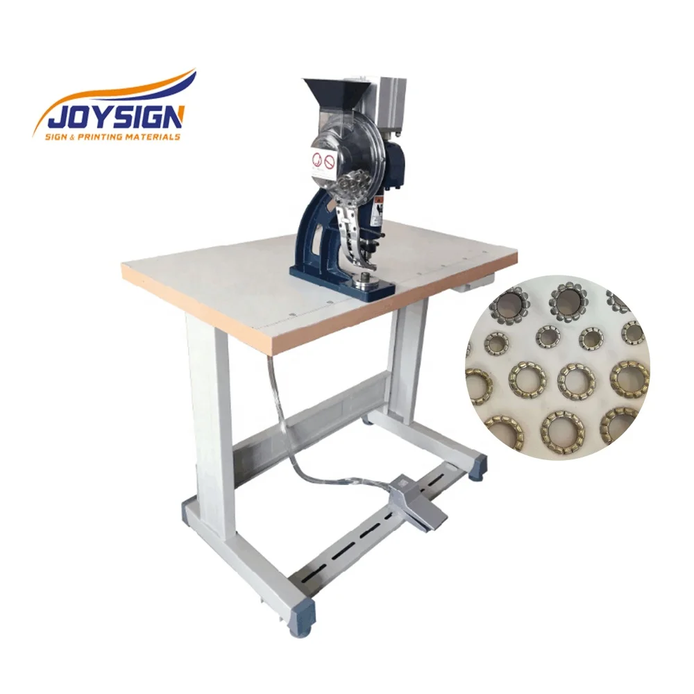 Automatic Pneumatic eyelet machine / Flex banner eyelet machine ...