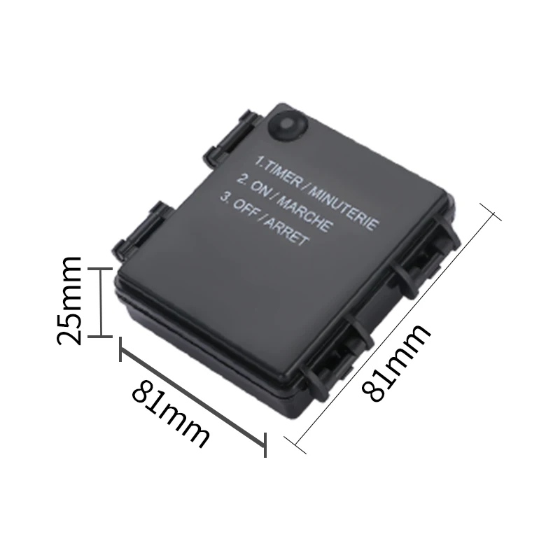 4xAA Waterproof Battery Holder 4 Cells Battery Case Plastic Battery ...