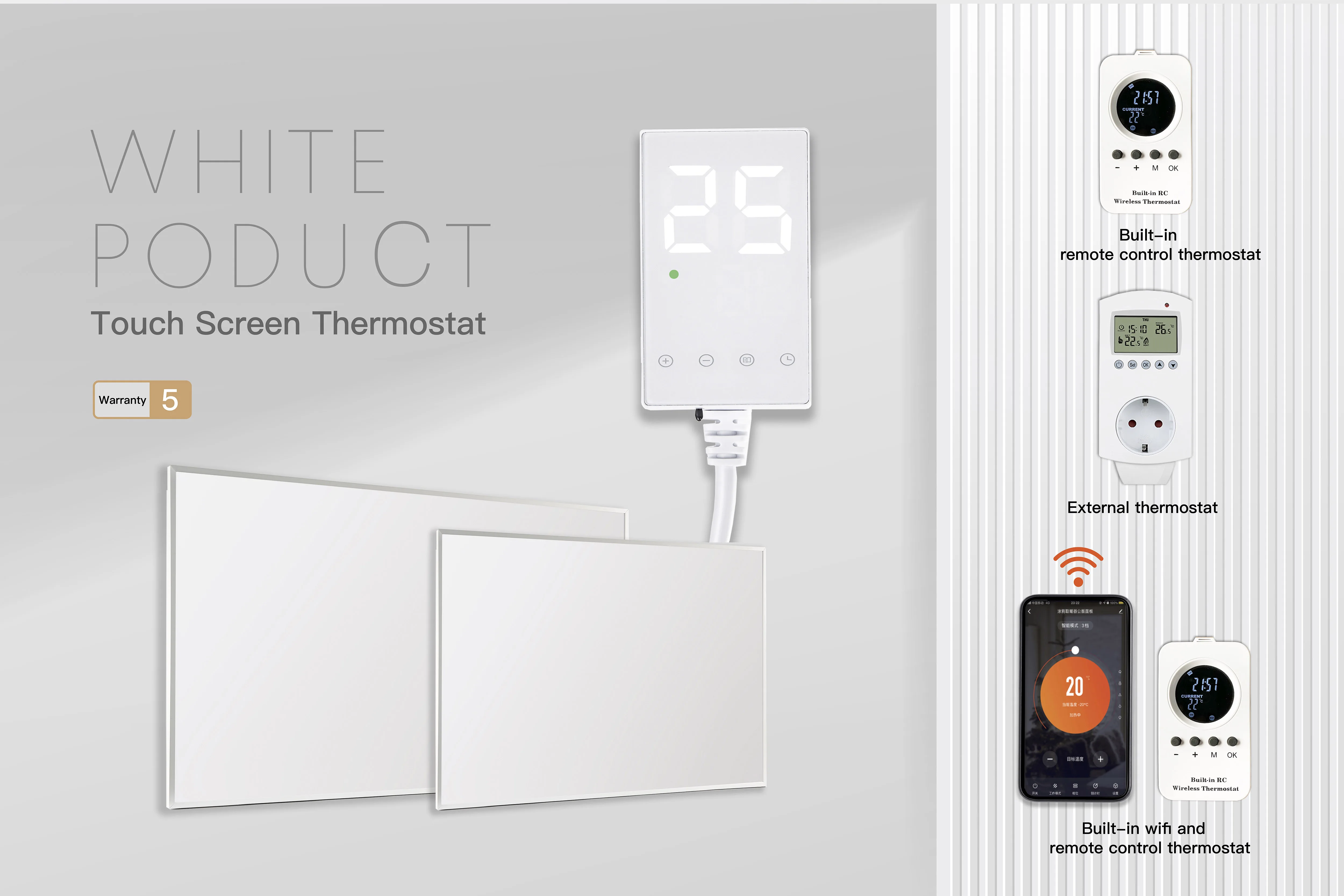 Wall Mounted Custom Modern Picture Surface Carbon Crystal Heating Film ...