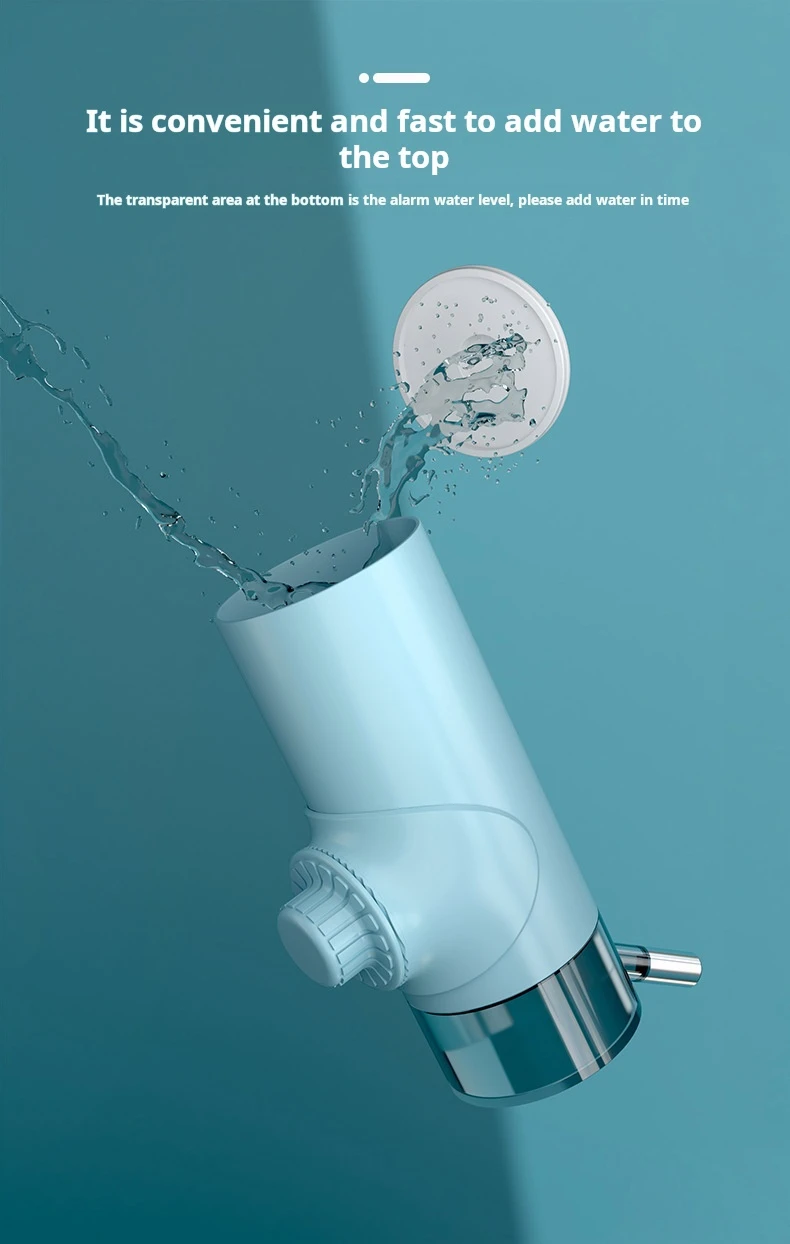 Portable Plastic Automatic Water Dispenser Multifunction Hanging Pet ...