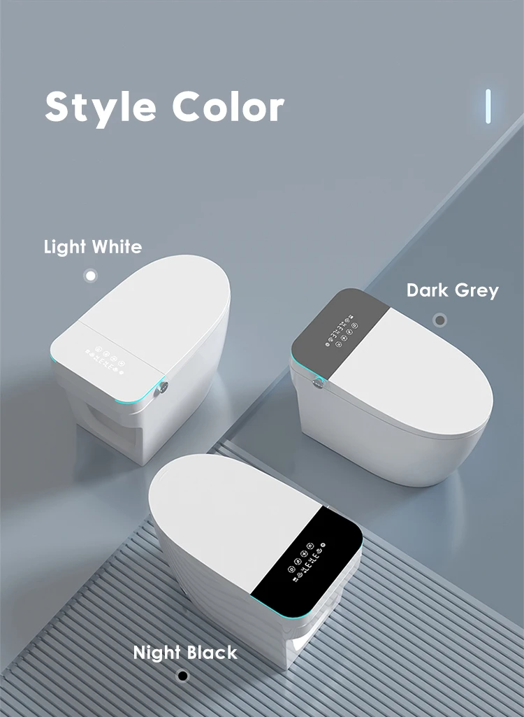 Intelligent Sanitary Ware Water Closet Bathroom Ceramic Automatic ...