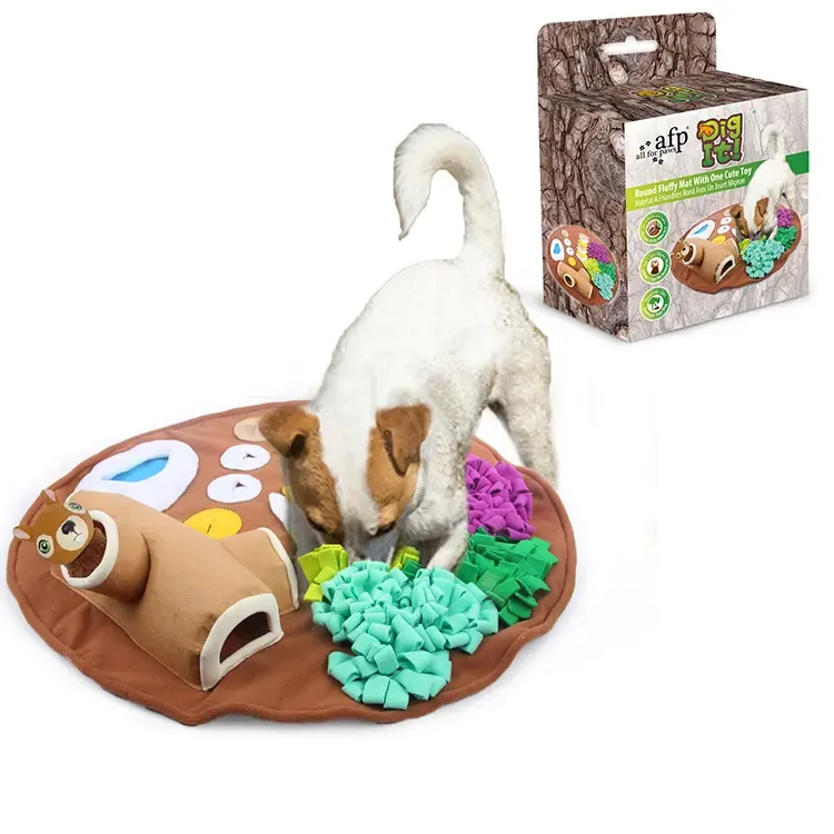 Afp Stress Relief Interactive Dog Puzzle Slow- Feeder Toys Adjustable ...