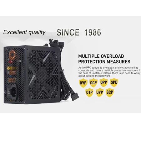 Zumax Atx Pc Power Supply 80plus Bronze 500w 600w 700w 800w Case Micro Atx Gaming Pc Power ...