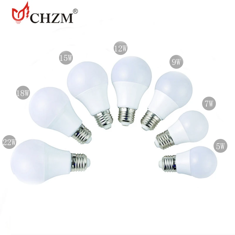 Wholesale Cheap 220v 110v A60 A Shape Lamp E27 B22 5w 7w 9w 12w 15w 18w ...