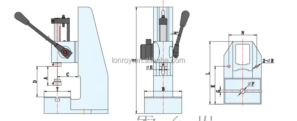 Manual Press - Hand Punching Machine with 1 Year Warranty