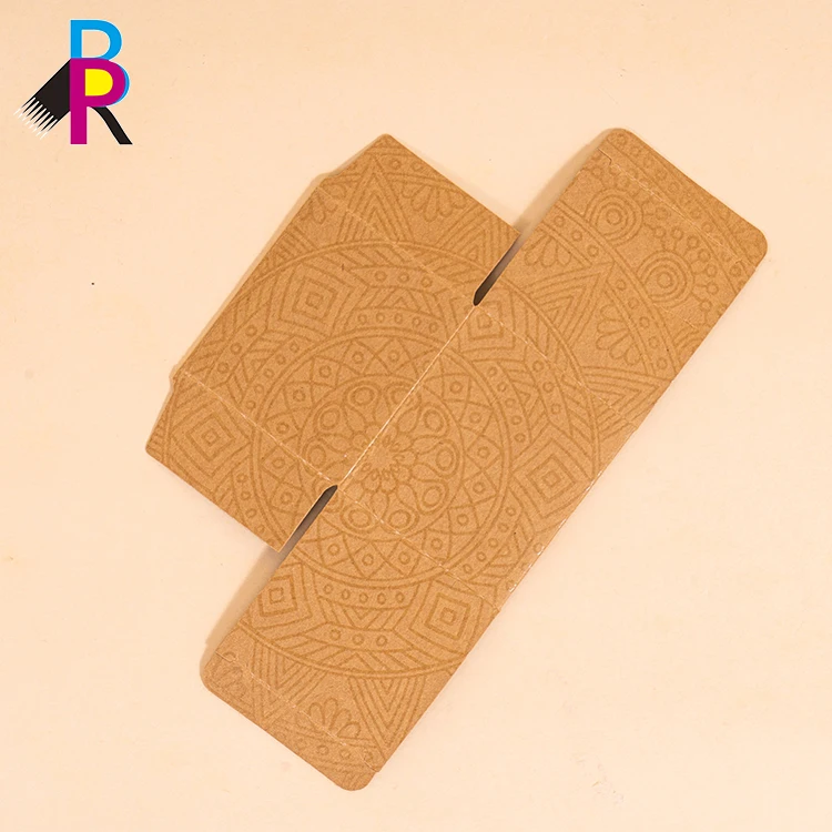 Custom Folding Paper Boxes - Kraft Paper Slide Open Box