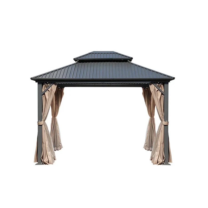 3x3 Pergola 3x4 Winds Small Aluminum Gazebo with Outsunny Luxury ...