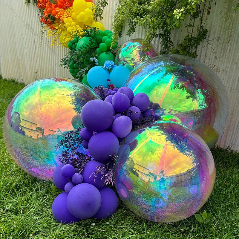 Giant Inflatable Iridescent Mirror Balls - Perfect for Events