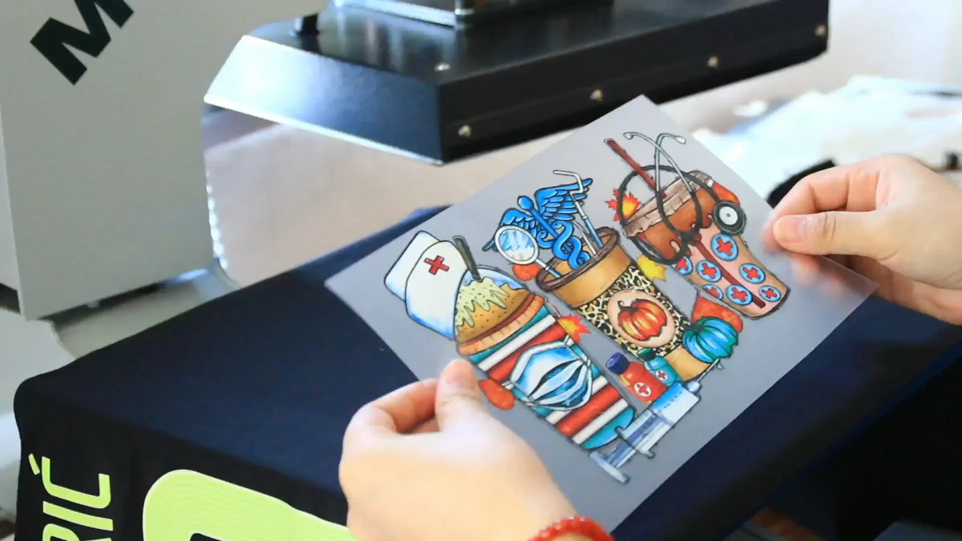 Custom Heat Transfers Logo Nurse Screen Print Transfers For Clothe Uv ...