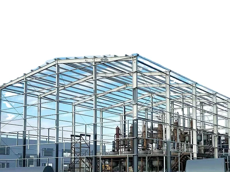 Ready Made Manufactured Steel Frame Building Economical Fast-Assembling ...
