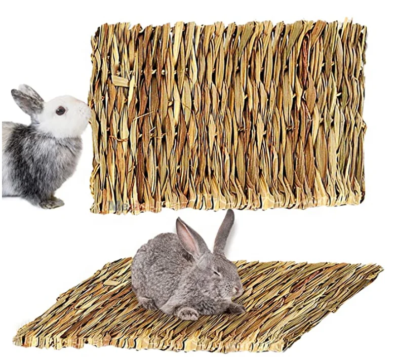 Rabbit Grass Mats Edible Handwoven Seagrass Floor Pads Multipurpose ...