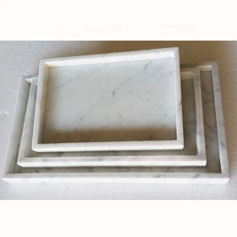Nero Marquina Black Marble Rectangle Tray Luxury Marble Plates - Buy ...