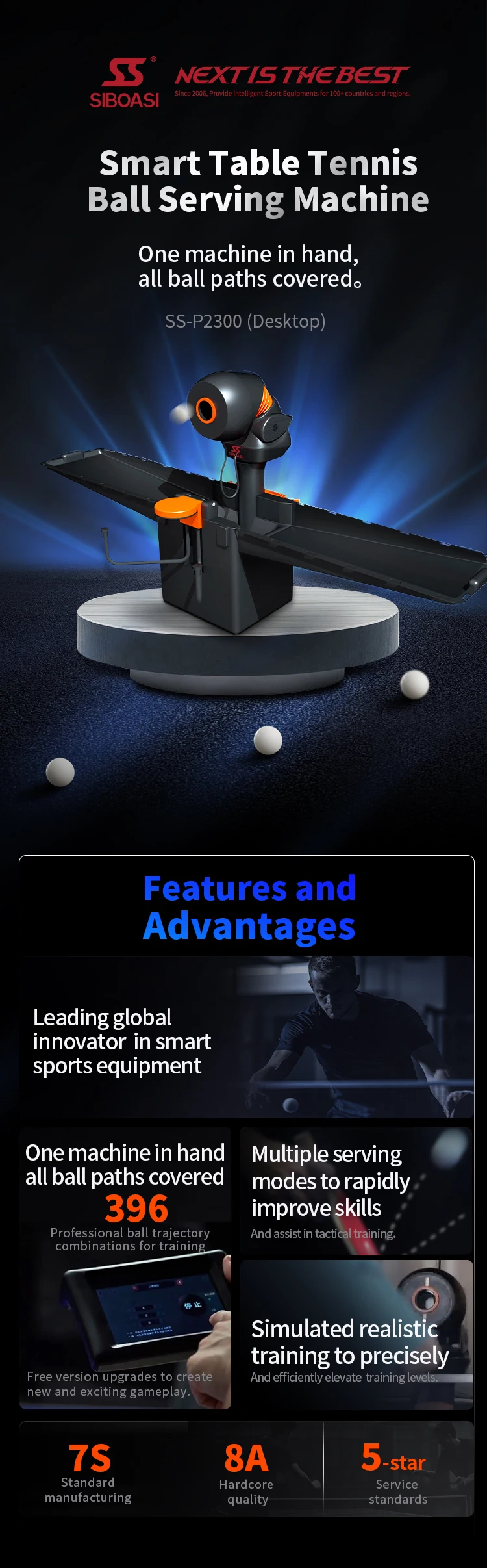 New Electric Intelligent Table Tennis Robot With Net Indoor Smart Ping ...