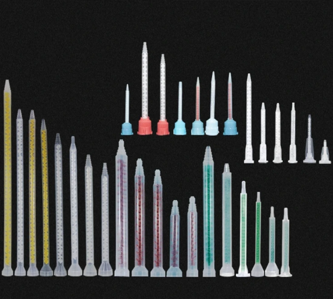 GSM9-20 Epoxy Resin Disposable Mixing Tip Elements Plastic Static Mixer