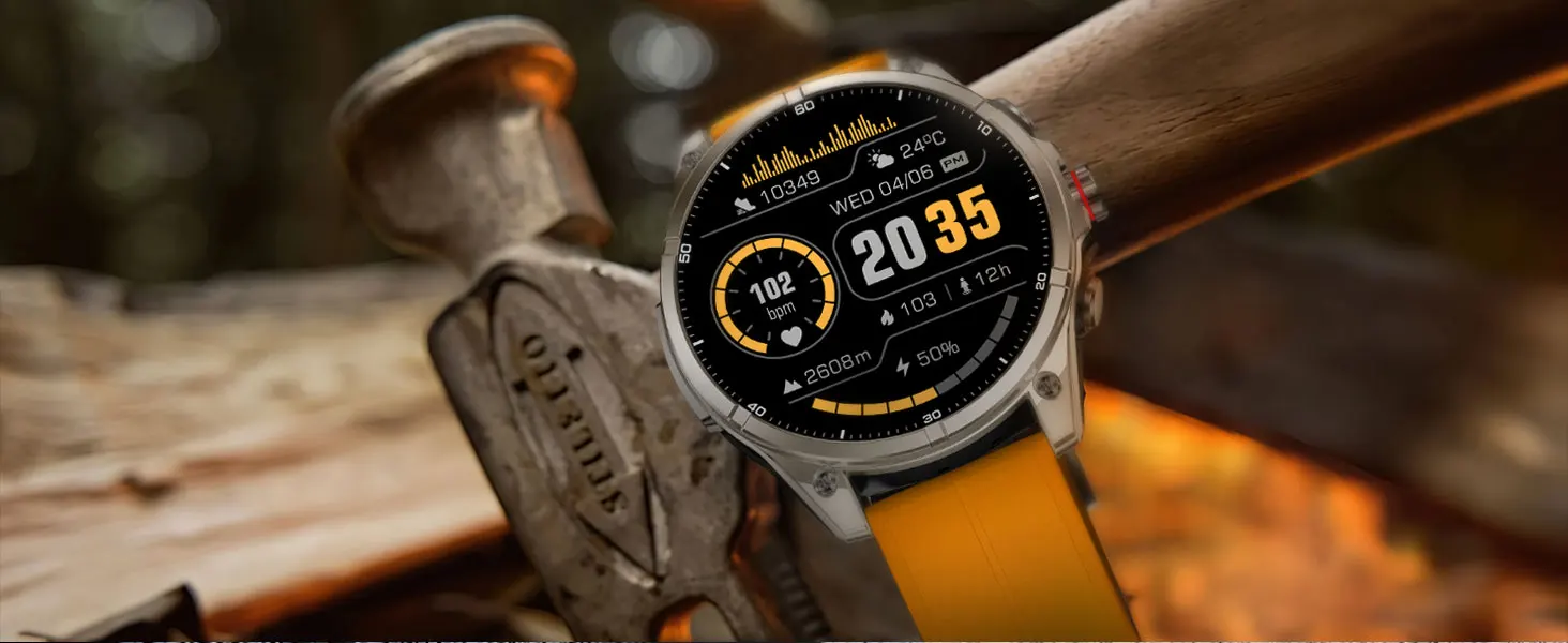 FT66 Smart Watch - GPS Trajectory, AMOLED Display, 5ATM Waterproof