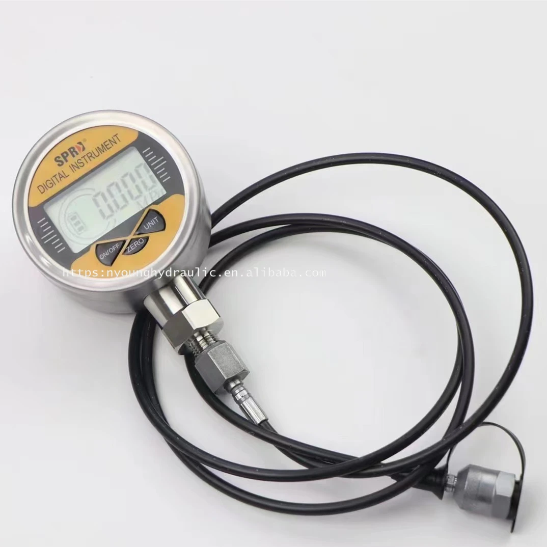 Universal Hydraulic Pressure Test Gauge,0-6-10-25-40-60mpa Hydraulic ...