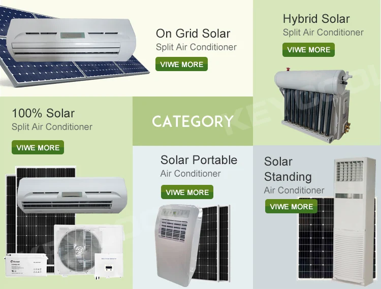 7000btu to 12000btu Solar Powered Portable Air Conditioners