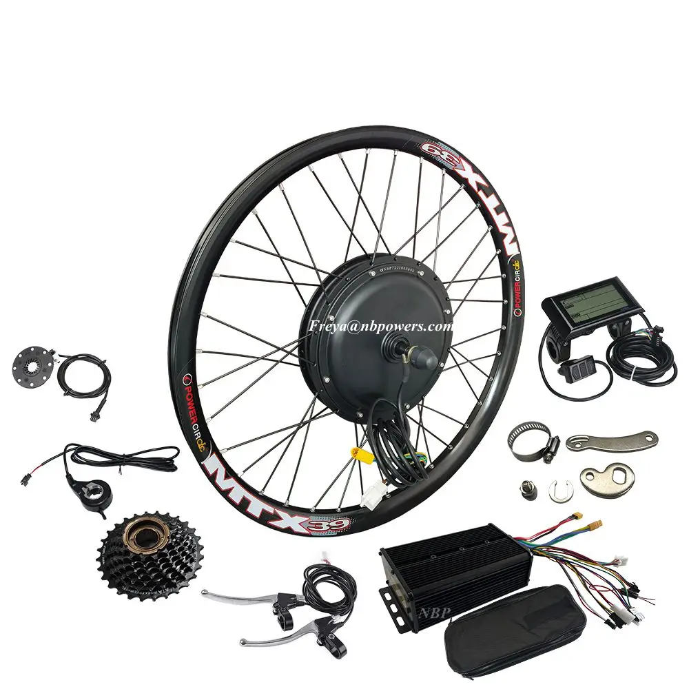 UK/USA 26" 27.5" 29" MTX Wheel 48-72v 2000w Electric Bike Kit