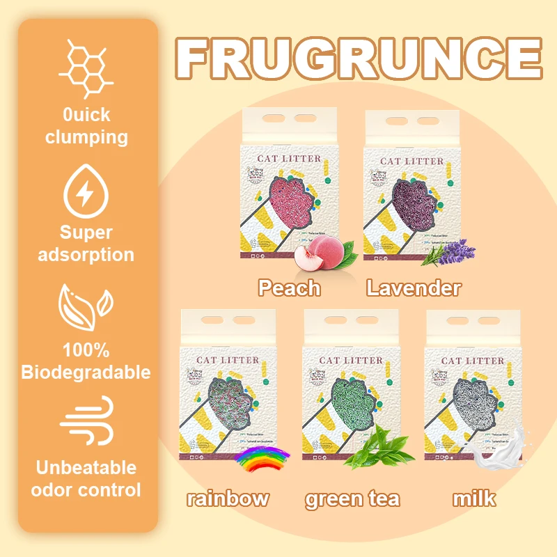 Ultra Absorbent Tofu Cat Litter - Fast Clumping & Dust Free