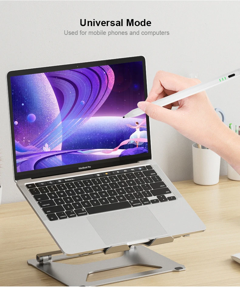 Smart Active Stylus Drawing Pencil Touch Screen Pen With Dual-mode For ...