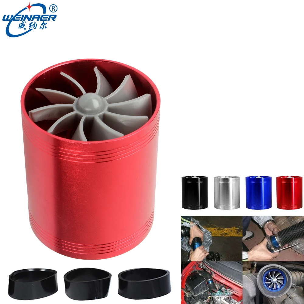 Universal Supercharger Dual Double Turbonator Vent Cold super charger ...