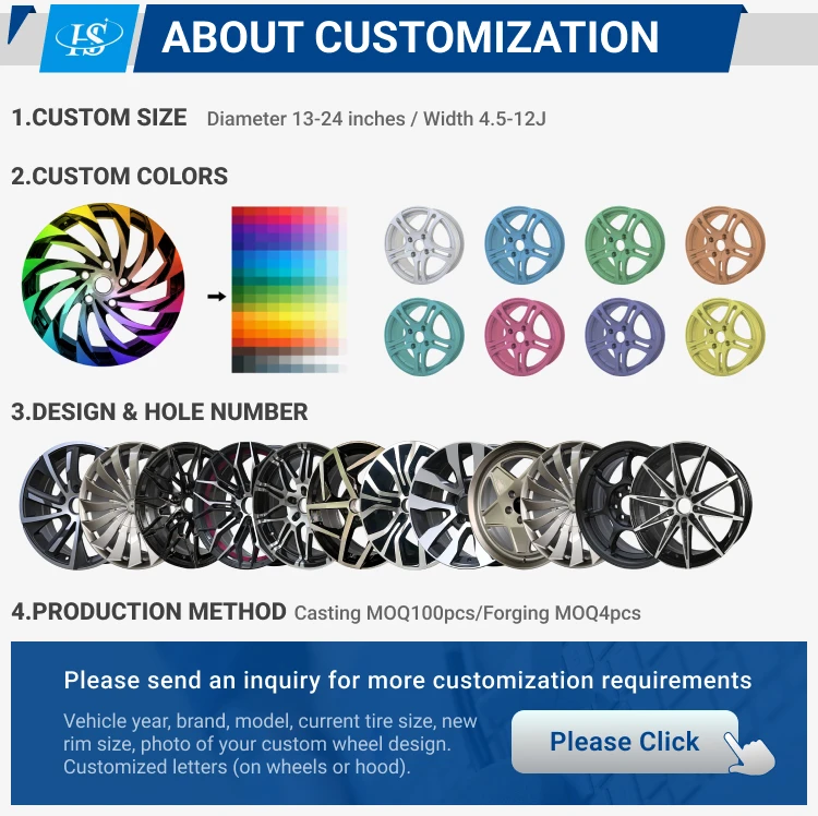 New Modified Design Passenger Car Rims 16 17 18 19 20 21 Inch Forged ...