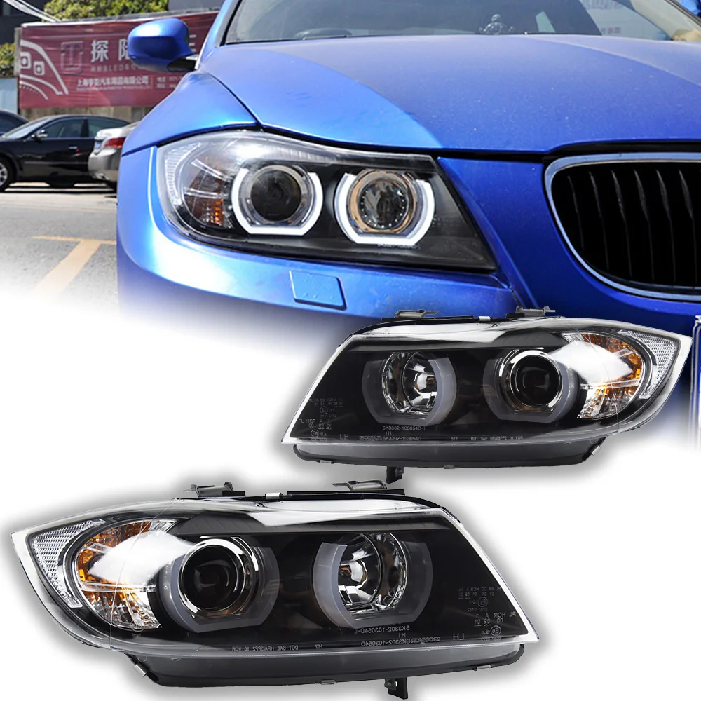 Car Lights for BMW E90 Headlight Projector Lens 3 Series 330i 320i ...