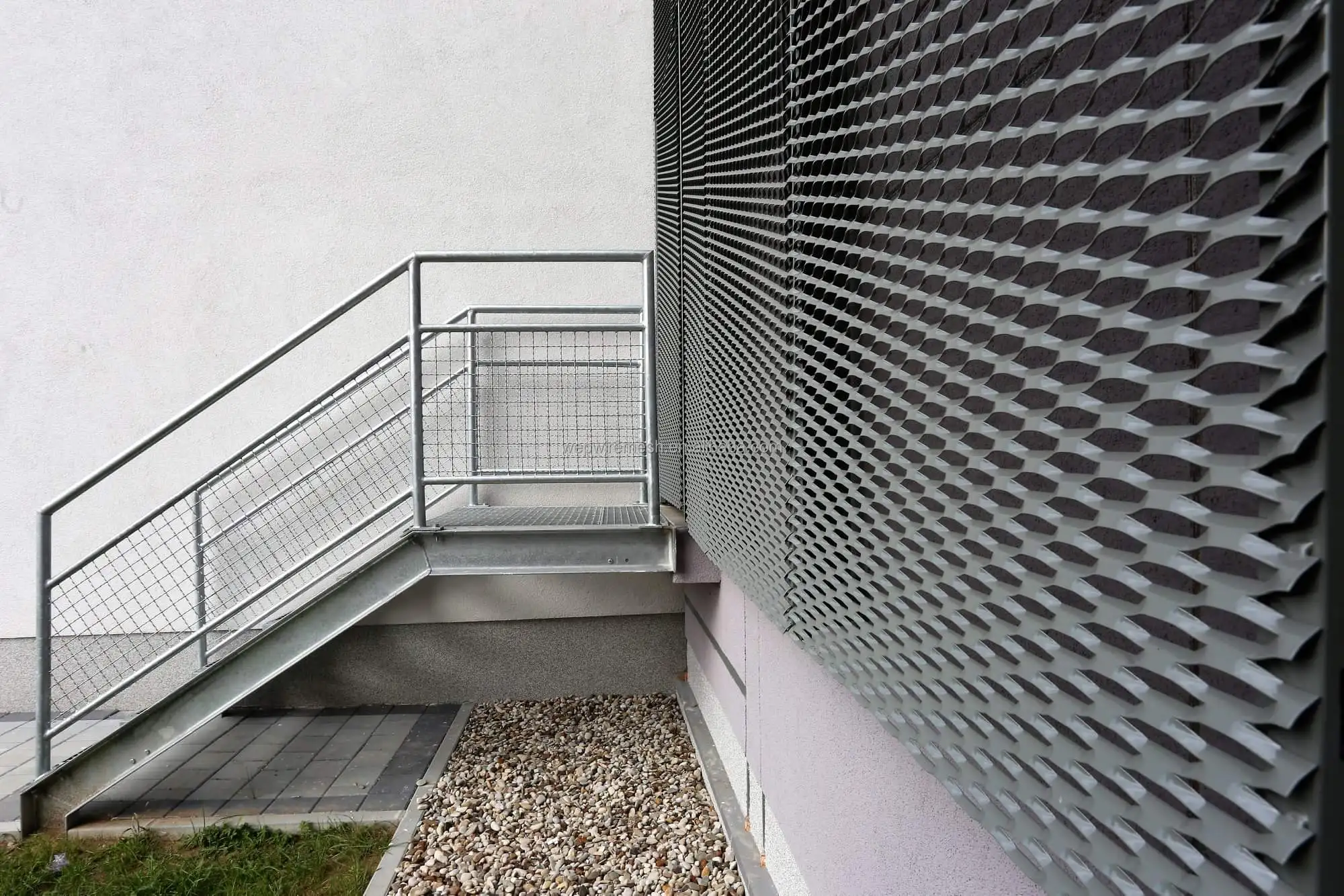 Facade Cladding Decorative Aluminum Expanded Metal Mesh - Buy Aluminum Expanded Metal Mesh ...