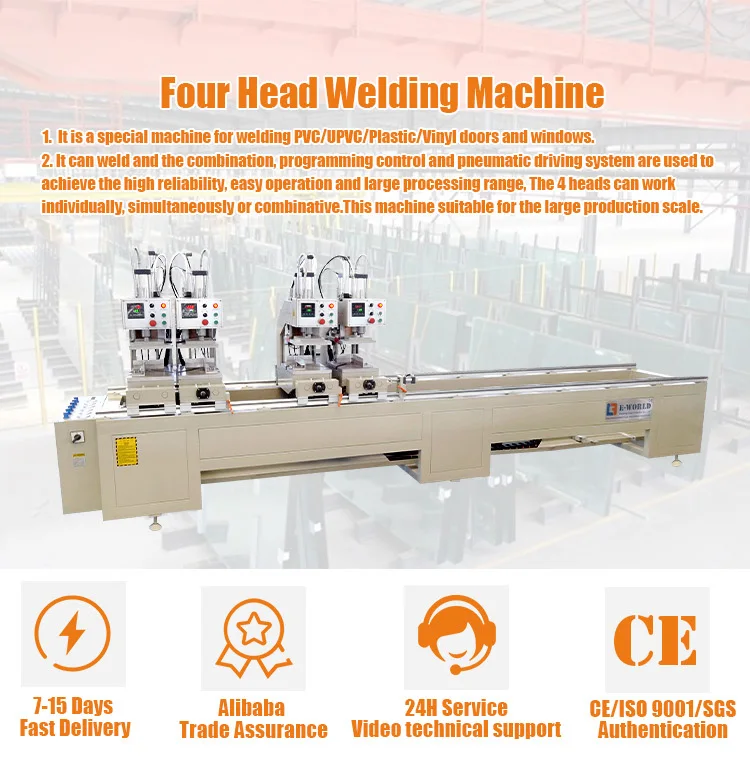 2025 Latest Production Pvc Plastic Window Welding Machine Upvc windows ...