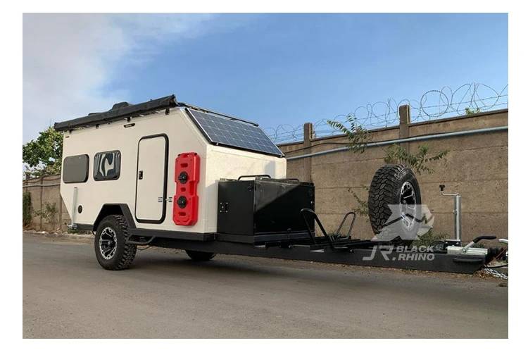 Lightweight Aluminum Tiny Camper Trailer for Food Catering - OEM