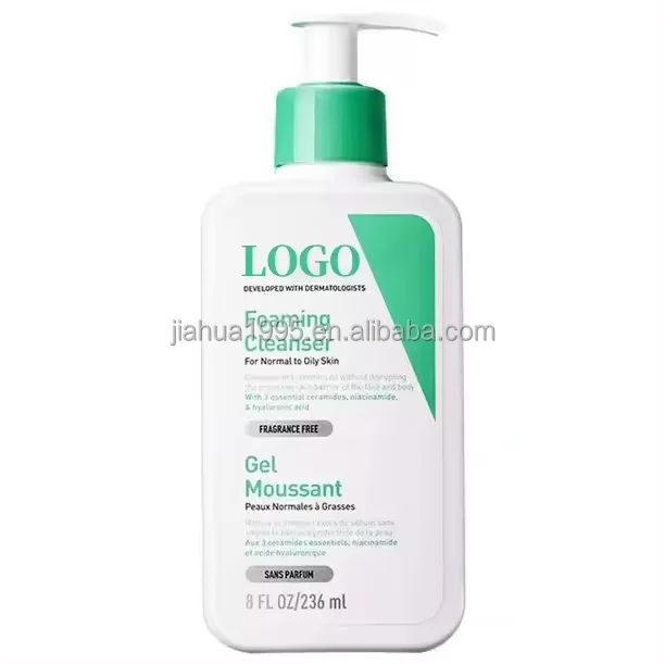 Customize Logo Foaming Cleanser Acne Pimples Dry Skin Treatment 236ml ...