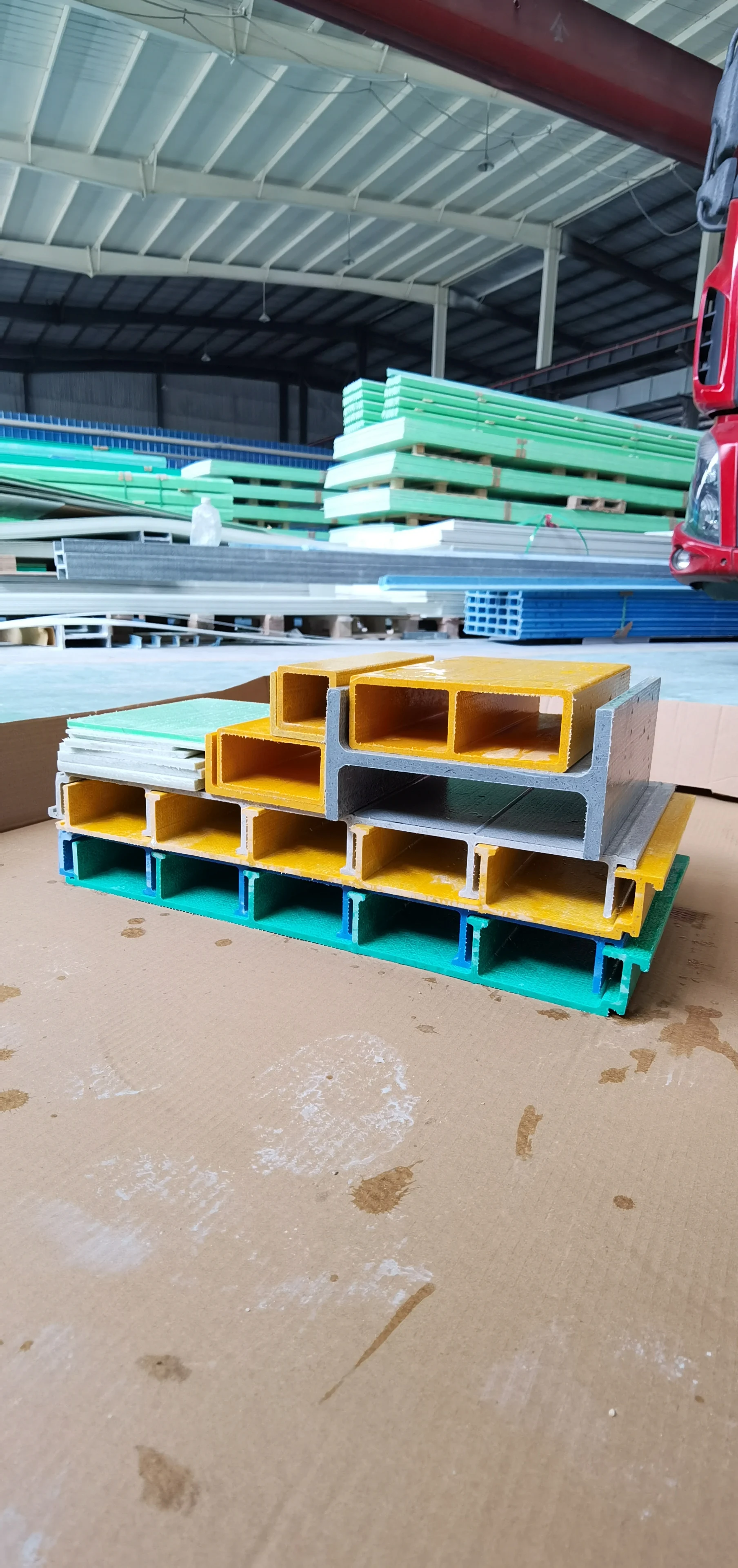 40x40 Square Tube FRP/GRP Pultruded Profile - Durable & Versatile