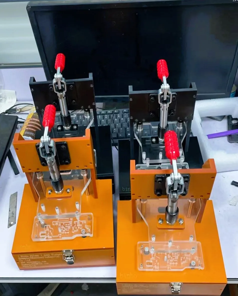 PCB Test Fixture Frame Chgrge Usb Battery Charger test Fixture Circuit ...