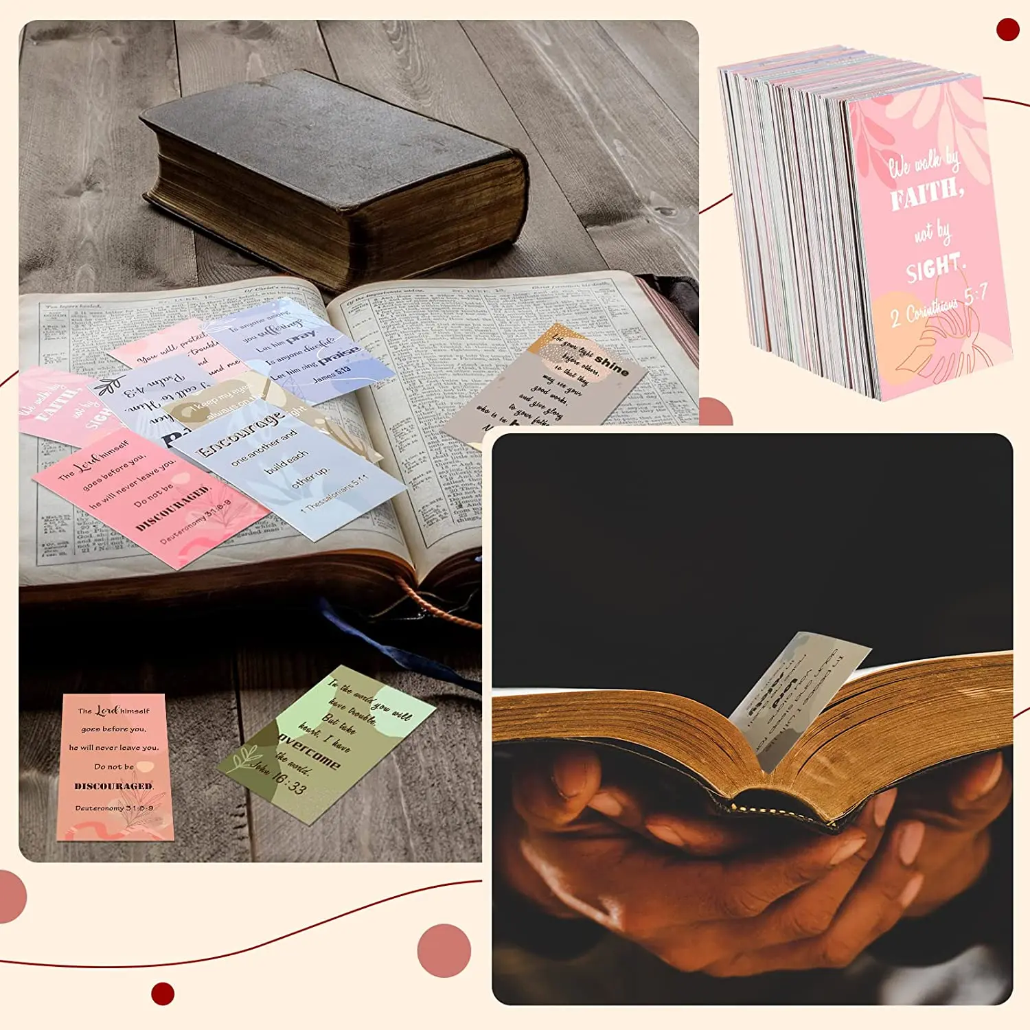Diverse Inspiration Bible Verse Cards - Motivational Gifts