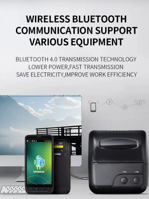 Customized Android 12 GMS Dual 5G PDA IP67 Waterproof Rugged Barcode ...