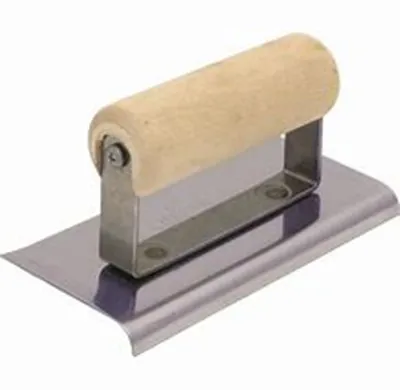 Order New Product Arrival Stainless Steel Wood Handle Hand Concrete Edgers Sidewalk Edger Cement Edger